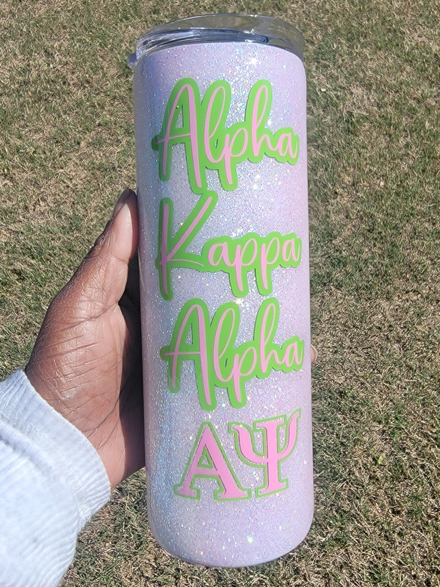 Drinkware - AKA - Color Change Glitter Tumber – King Custom Creations