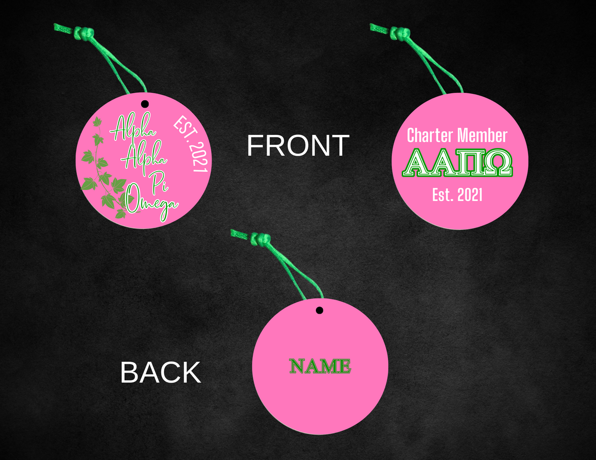 Greek - AAPiO Chapter Ornaments – King Custom Creations